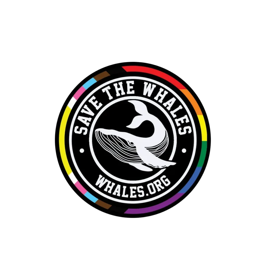 Save the Whales Sticker - WDC